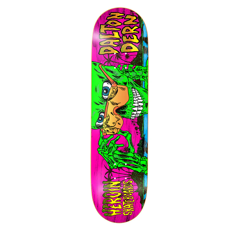 HEROIN SKATEBOARDS DALTON DERN SKELETON DECK — Modern Skate & Surf