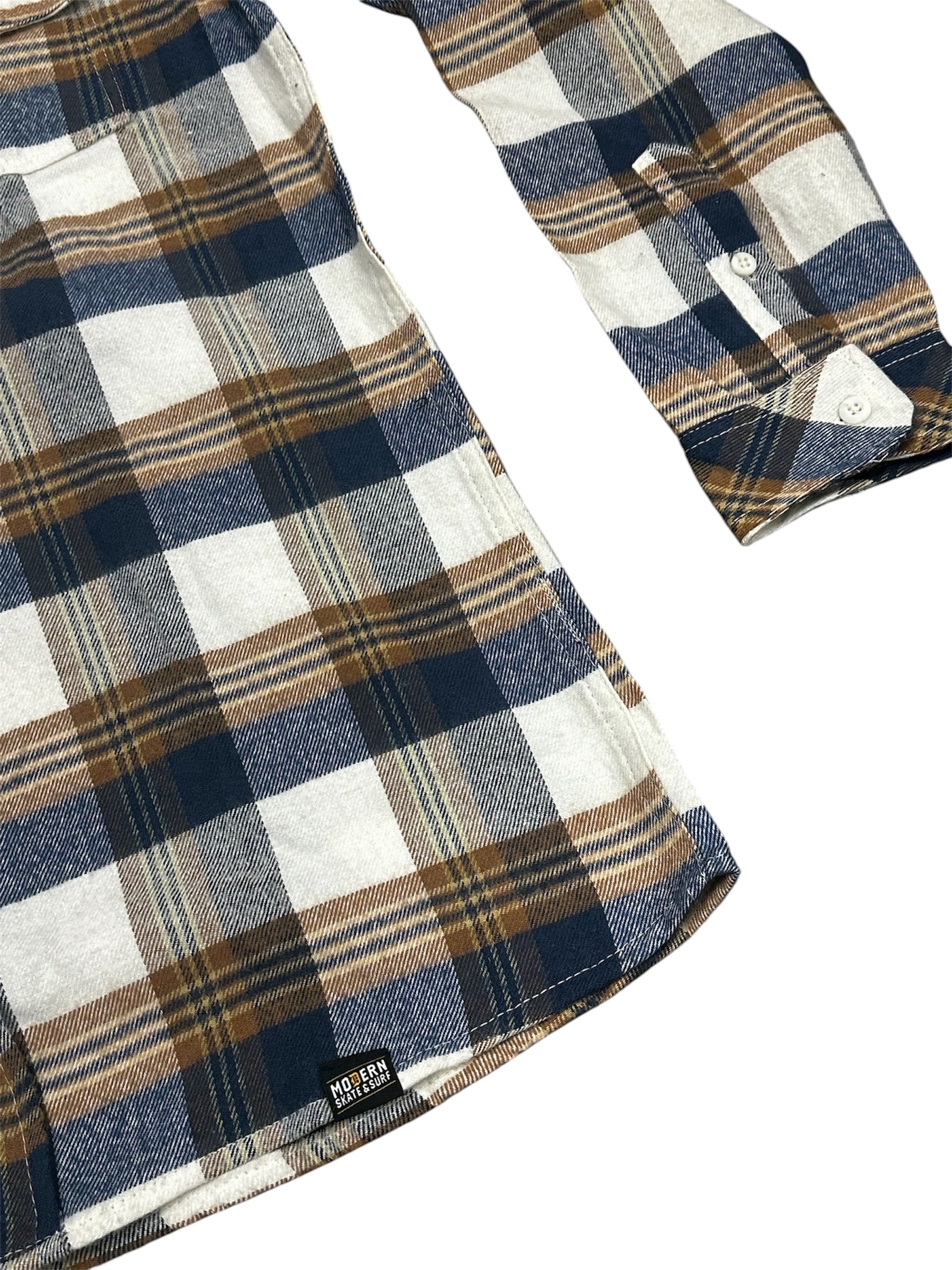 MODERN SKATE & SURF HOODED FLANNEL — Modern Skate & Surf
