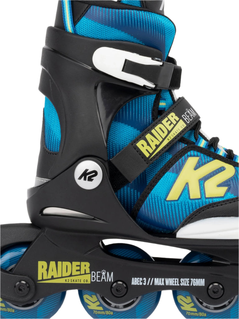 K2 RAIDER BEAM INLINE SKATES 2022-BLACK/BLUE — Modern Skate & Surf